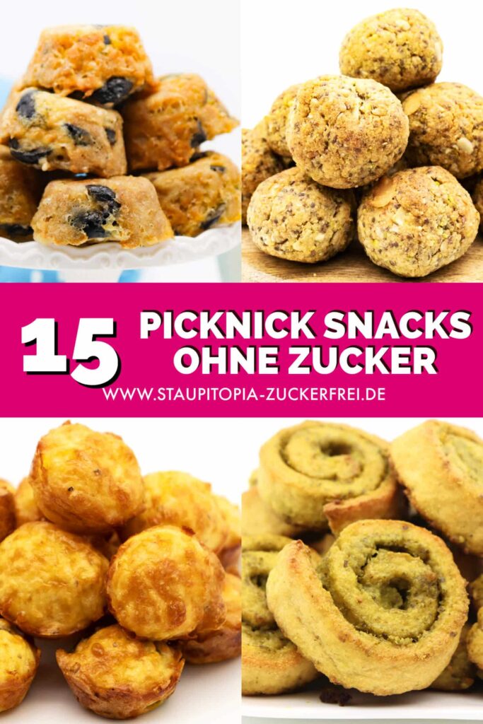 Picknick Snacks - 10 Rezeptideen ohne Zucker - Staupitopia Zuckerfrei
